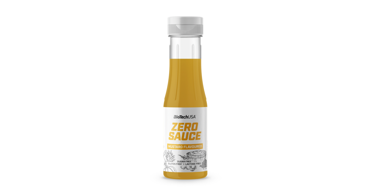 Biotech Zero Sauce 350ml Mustar - inSPORTline