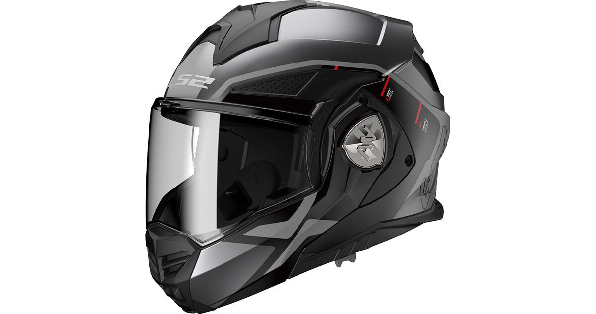 Flip-up bukósisak LS2 FF901 Advant X Metryk Matt Titanium P/J - inSPORTline