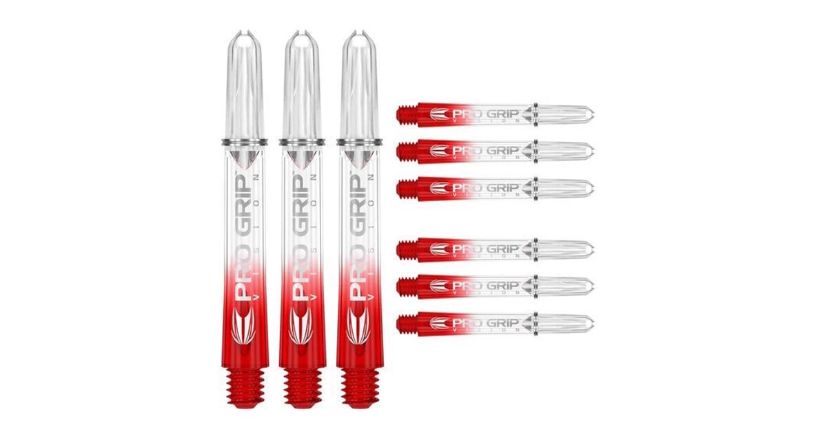 Dart nyíl test Target Pro Grip Vision Red Intermediate 3x3 db - inSPORTline