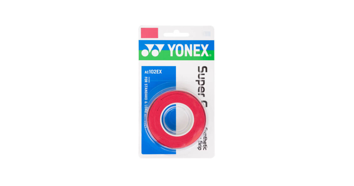 Yonex AC-102ex fedő grip 3db piros - inSPORTline