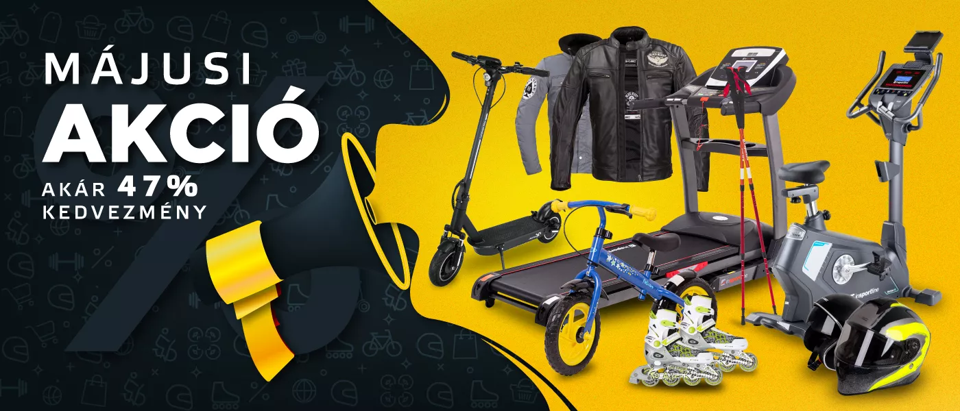 Májusi sport, fitness és outdoor ajánlatok! - inSPORTline